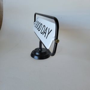 Source Unknown | Accents | Metal Sign Good Night Good Day Flip Sign New ...